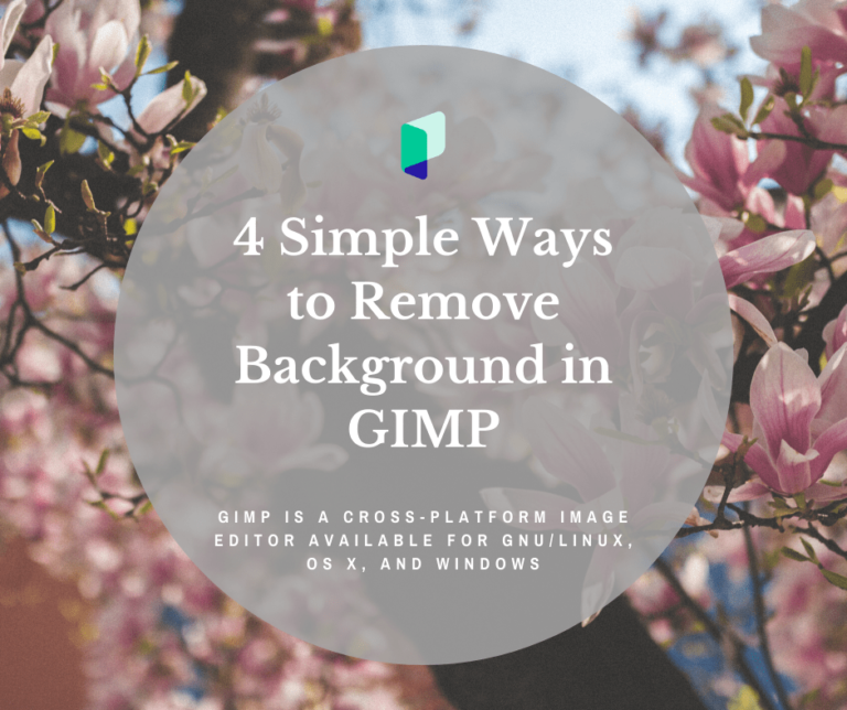 How to Remove Background in GIMP