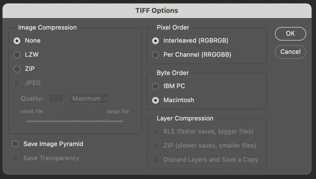 Tiff vs Jpeg - Where and When to Use Them