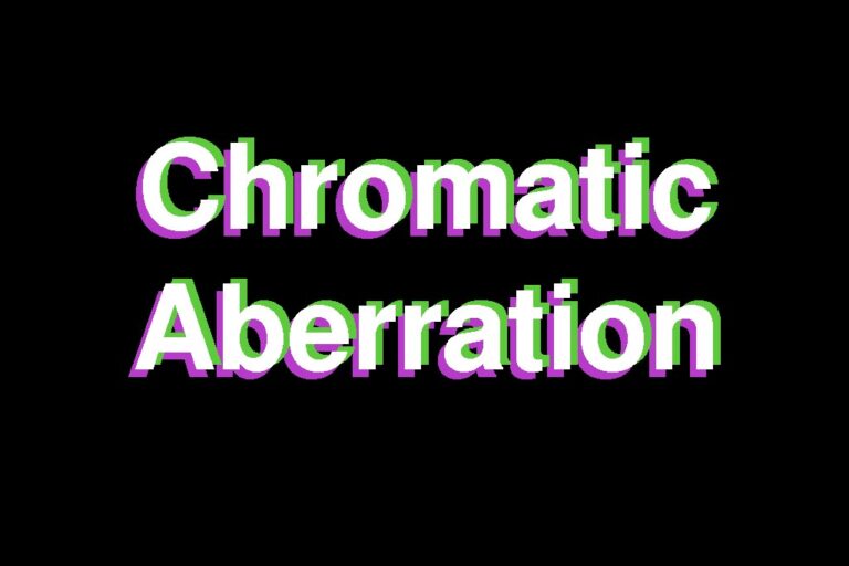 Chromatic Aberration and How to Fix It