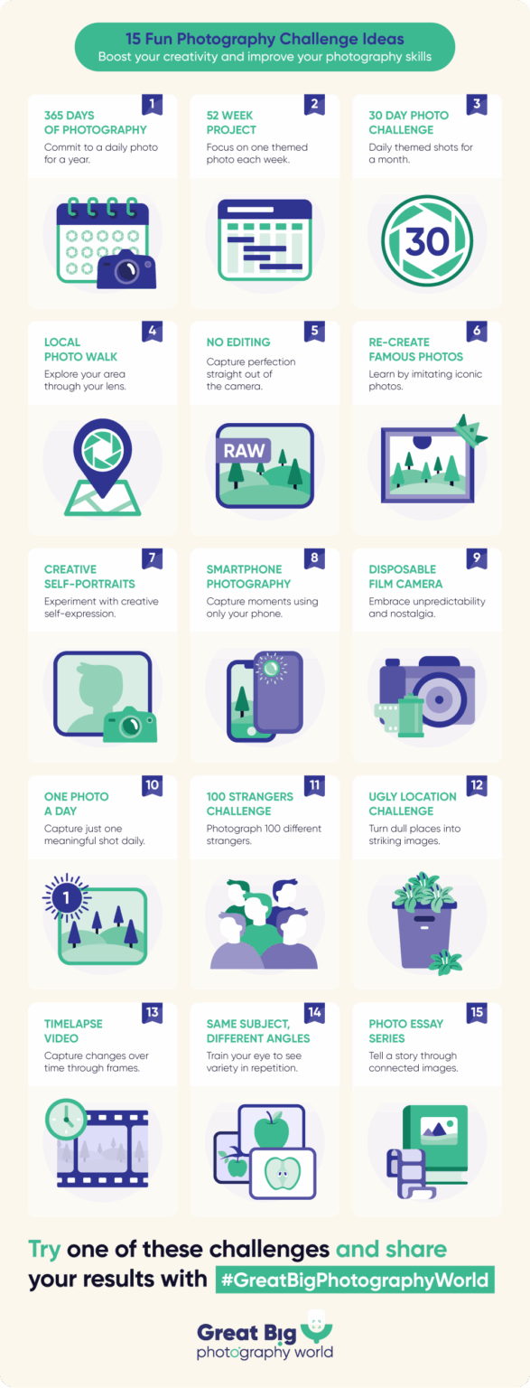 15 Fun Photography Challenge Ideas